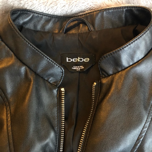 bebe | Jackets & Coats | Bebe Quilted Faux Leather Jacket | Poshmark